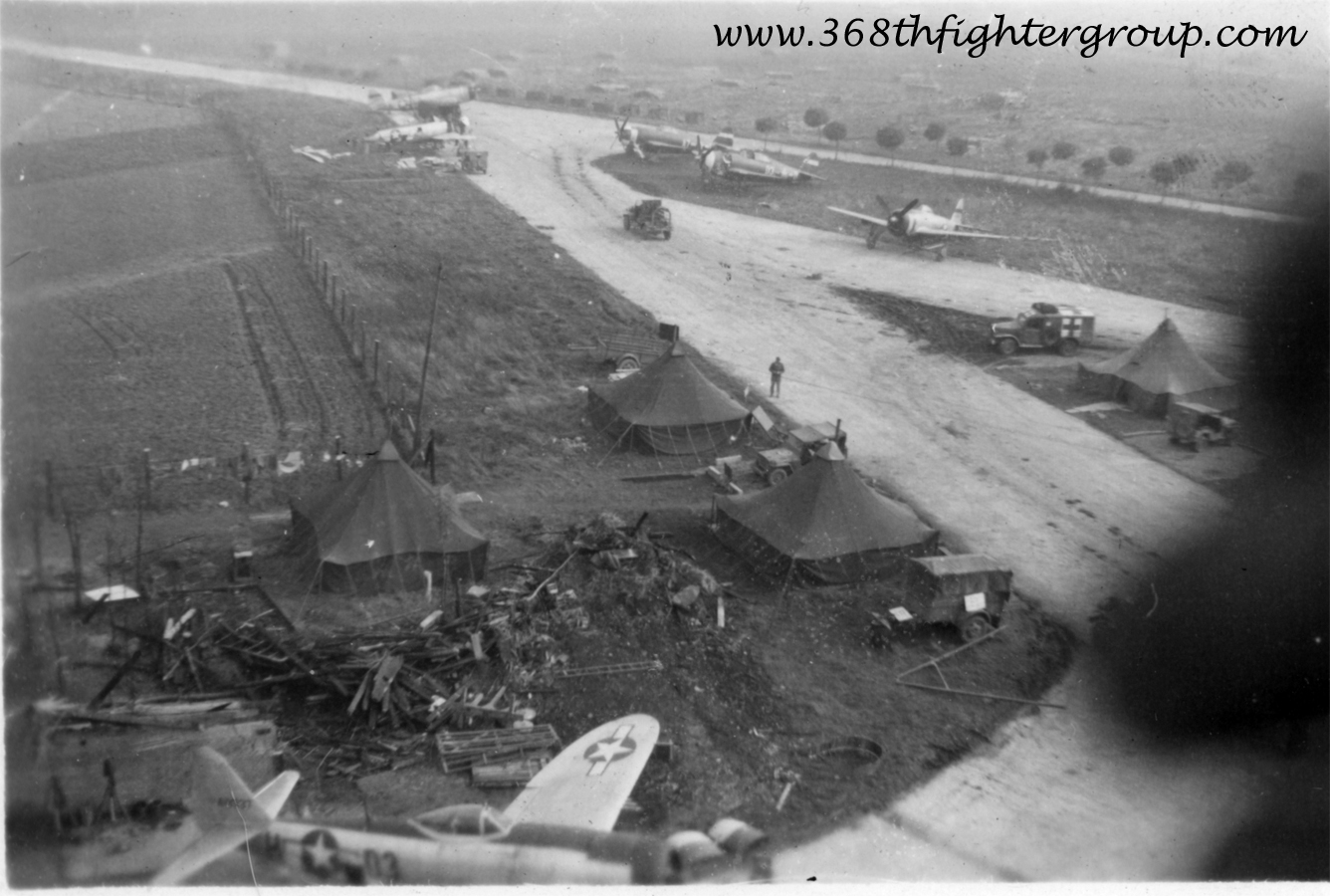 368th Fighter Group Airfields